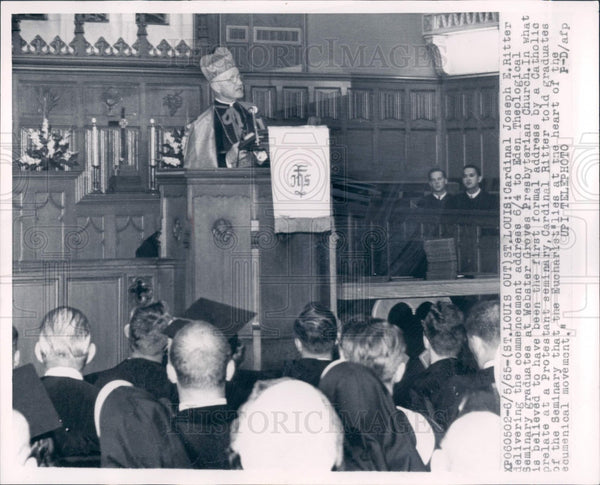 1965 St Louis Cardinal Joseph Ritter Press Photo - Historic Images