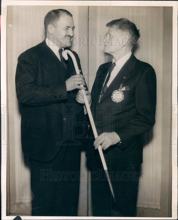 1936 Detroit Councilman Eugene Van Antwerp Press Photo - Historic Images