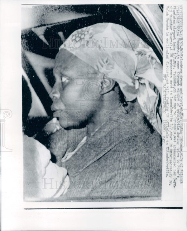 1963 Congo Katanga Premier Moise Tshombe Press Photo - Historic Images