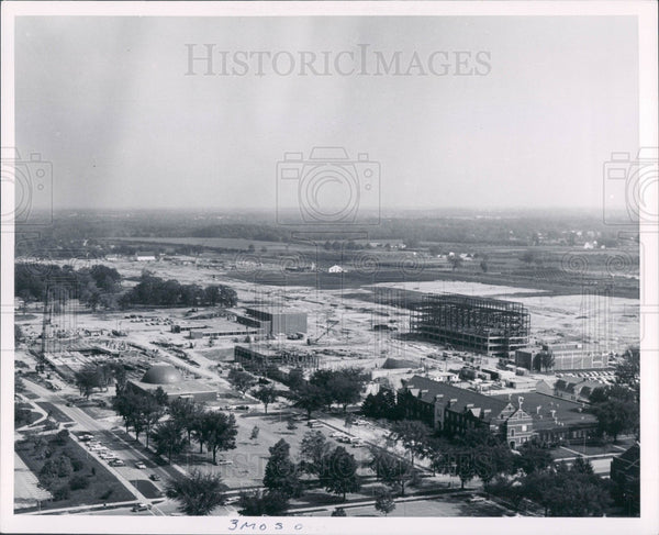 1963 Aerial Michigan State Press Photo - Historic Images
