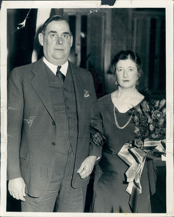 1932 Detroit Police Comm John P Smith Press Photo - Historic Images