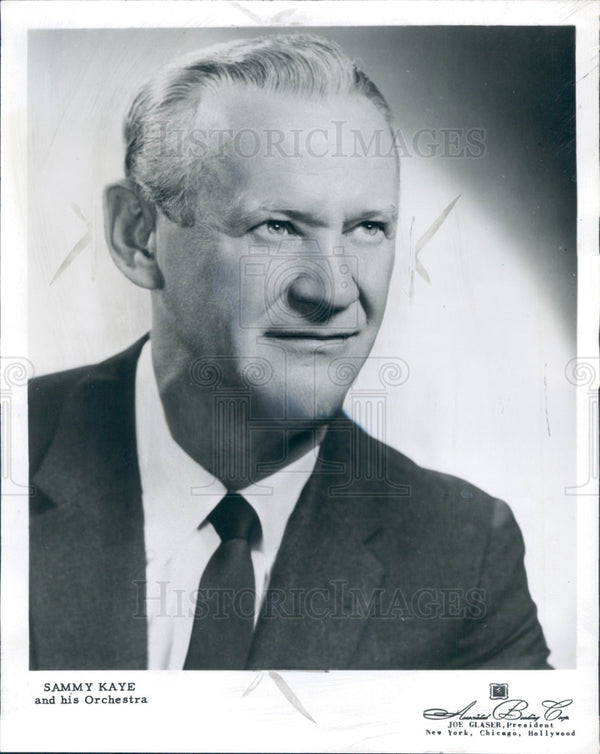 1960 Band Leader Sammy Kaye Press Photo - Historic Images