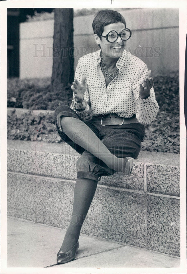 1981 Designer Liz Claiborne Press Photo - Historic Images