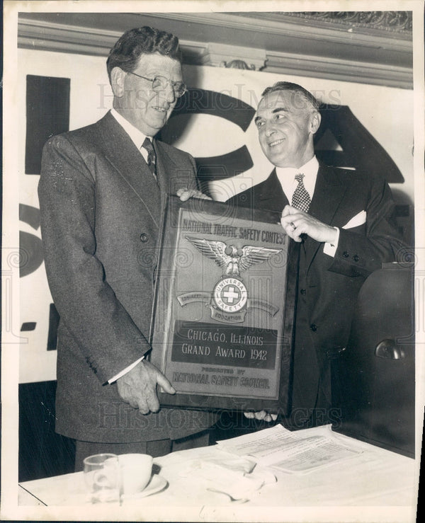 1943 Chicago IL Mayor Edward Kelly Press Photo - Historic Images