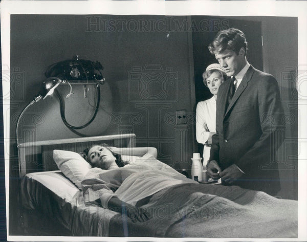 1968 Actors Frank Converse & Susan Trustman Press Photo - Historic Images