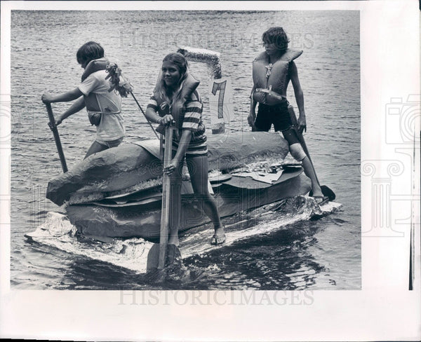 1978 St. Petersburg FL Wacky Float Contest Press Photo - Historic Images