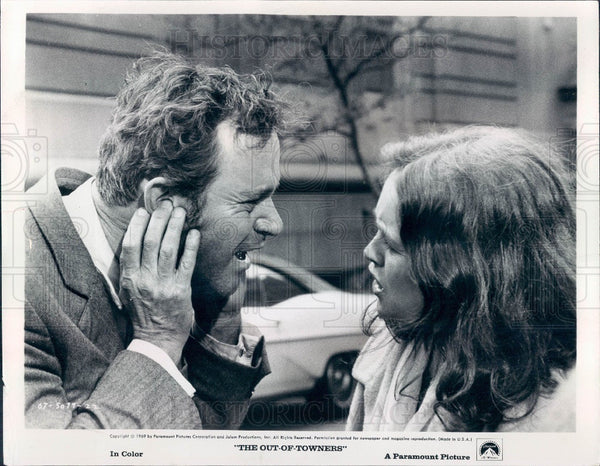 1970 Actors Jack Lemmon & Sandy Dennis Press Photo - Historic Images