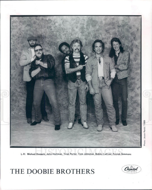 1989 Rock Band Doobie Brothers Press Photo - Historic Images