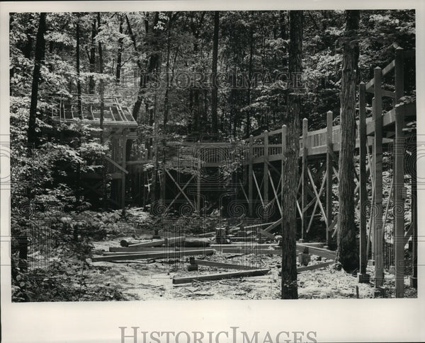 1985 Press Photo Alabama-Treetop nature trail at Oak Mountain State Pa ...