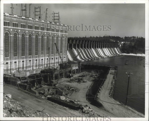 1965 Redevelopment Construction of Lay Dam Continues in Alabama ...
