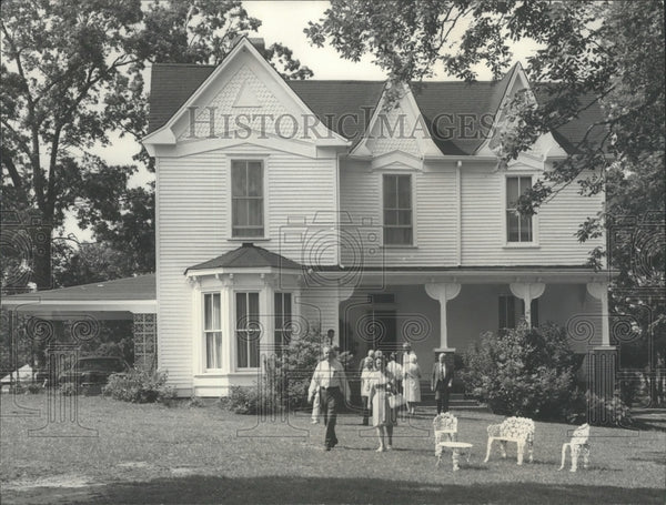 1974, Visitors at the Old Fuller Home in Cusseta, Alabama - abna11041 ...
