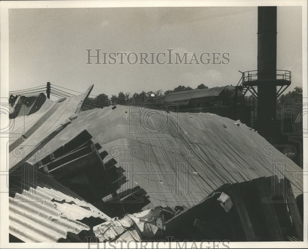 1987 Slag covered by tarp at Interstate Lead Company Leeds, Alabama ...