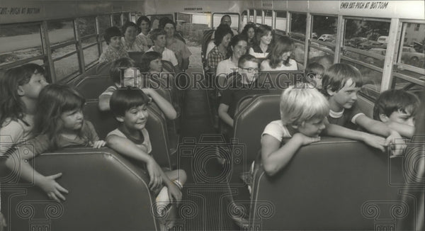 1980 Students From Center Point Elementary School on Bus, Alabama ...