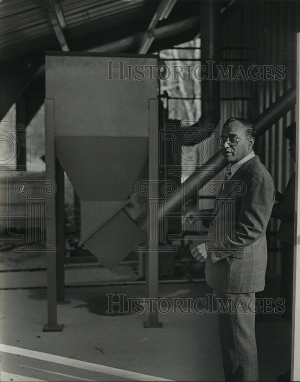 1983 Professor Biswas next to a still device in Tuskegee, Alabama ...