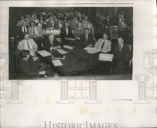 1954, Court room scene at trial of Albert Fuller, Alabama - abna14998 ...