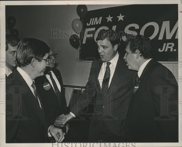 1986, Jim Folsom Jr. with Dr. Wayne Reynolds and Ellie Hugh Pitts ...