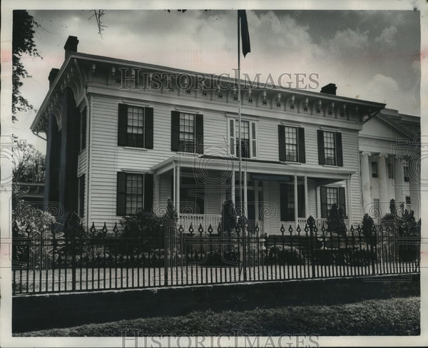 1958 Exterior View, White House of the Confederacy, Montgomery, AL ...