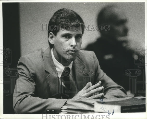 1989, Joseph Ward Gentry sits in the courtroom for his murder trial ...