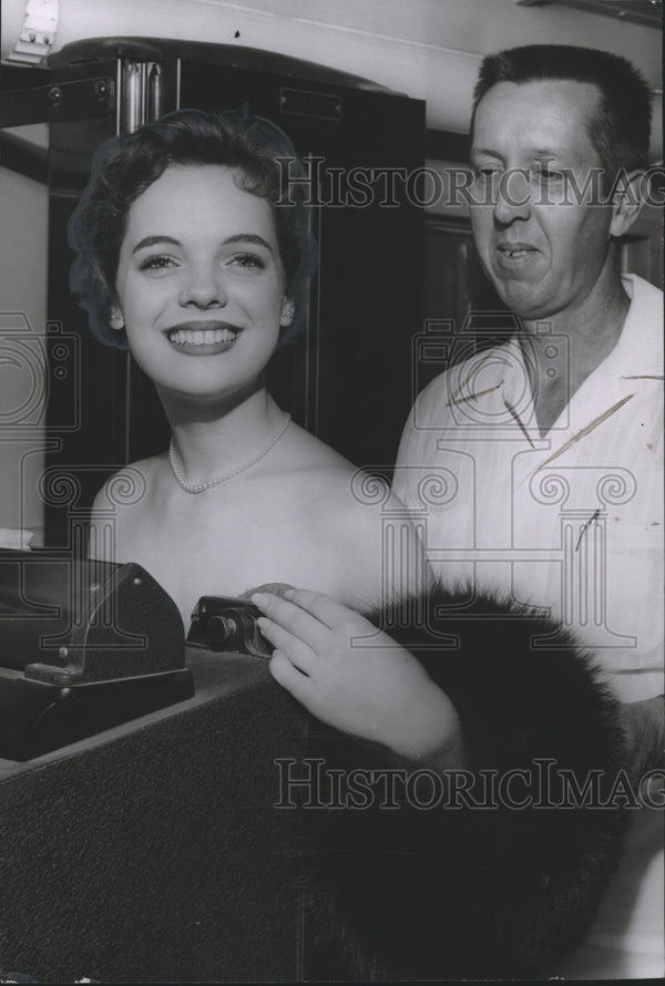 1955, Starlet Lili Gentle, Christmas Seal X-Ray Bus Free Chest Check ...