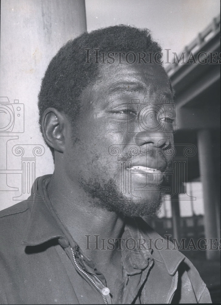 1976, Fred Warren, lived under I-65 viaduct, Birmingham, Alabama ...