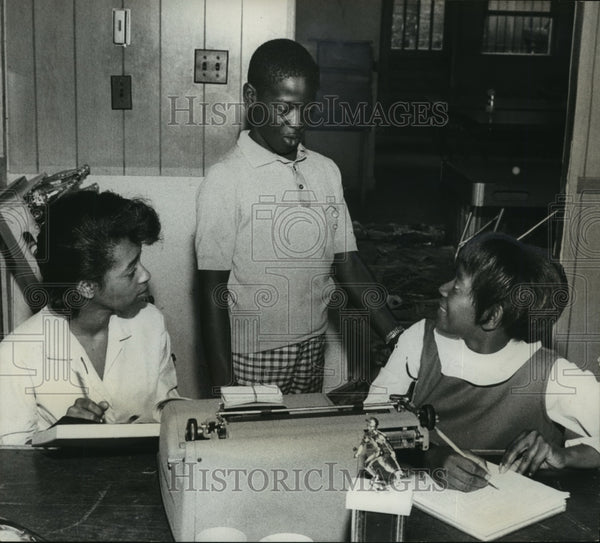1967 Press Photo Members of the Birmingham, Alabama A.G. Gaston Boys ...