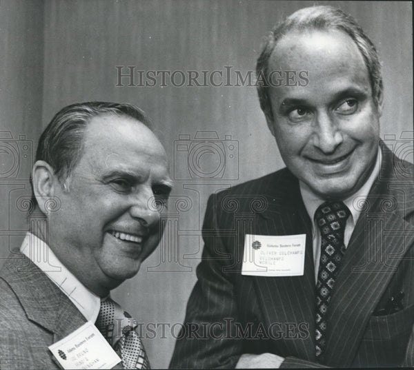 1976, Joe Bruno and Ollie Delchamps Junior, Food Chain Owners ...