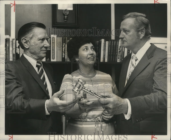 1974, John Bloomer, Peggy Roberson, Robert D. Norman at Awards Event ...