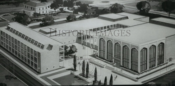 1966, Florence State College - Architect Drawing, Auditorium Complex ...