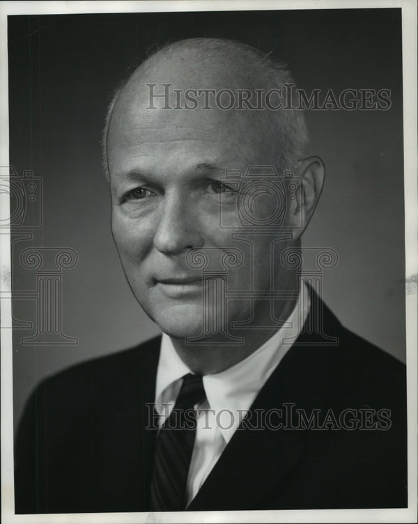 1968 Press Photo David A. Challis Jr. Vice-President U.S. Steel Corpor ...