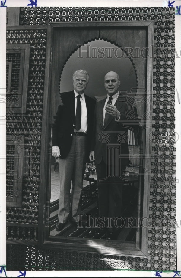 1988, Portrait of Doctor Richard Pederson and Doctor Tom Bartlett ...