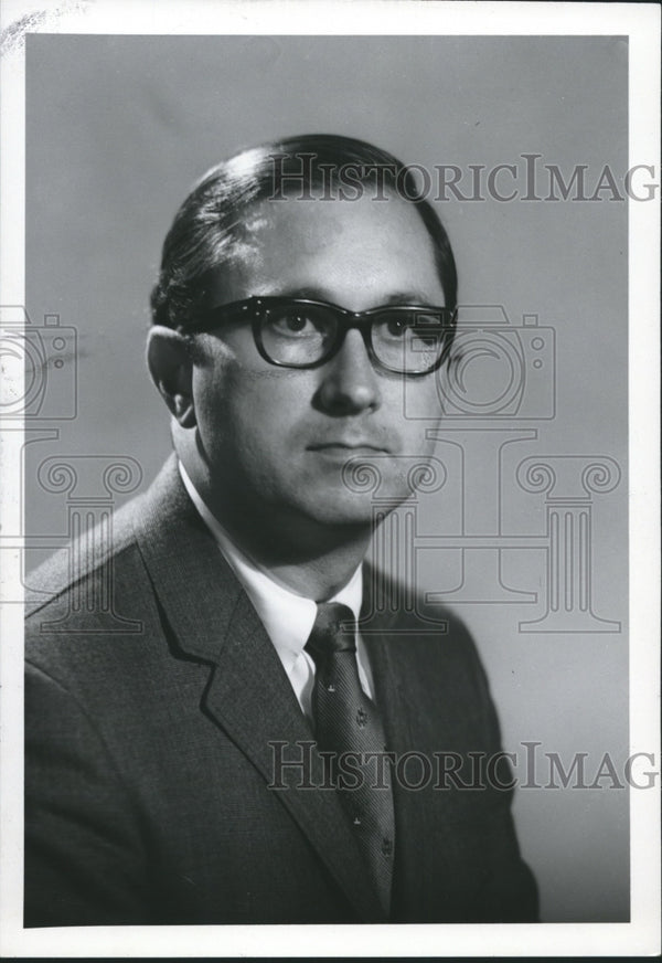 1970 Press Photo W. Ralph Cook, Sr. Vice Pres., Birmingham Trust Natio ...