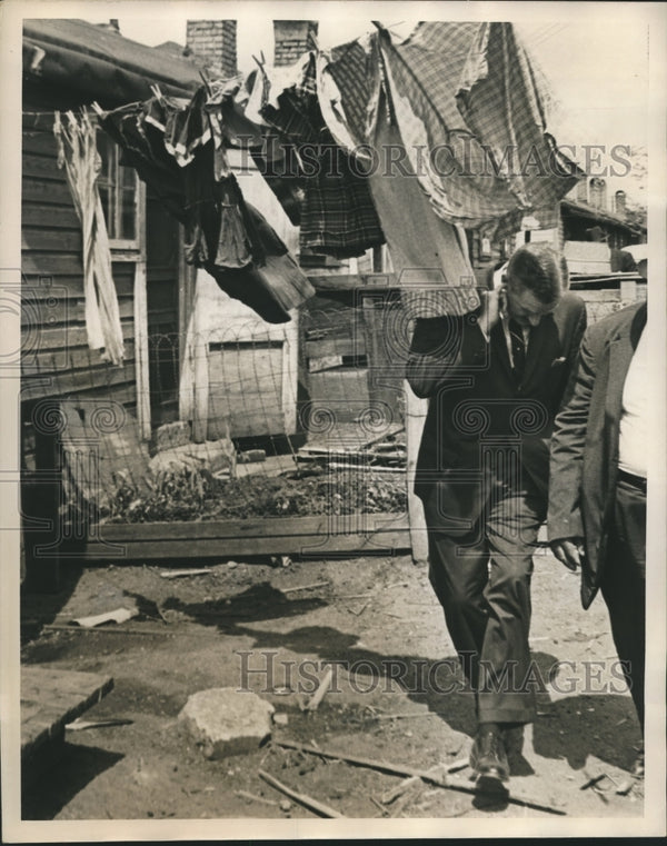 1966, Political Candidate Richmond Flowers on Slum Walk - abna26086 ...