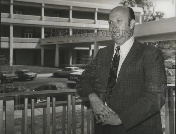 1972 Press Photo University of Alabama Math Instructor James Dupuy - a ...