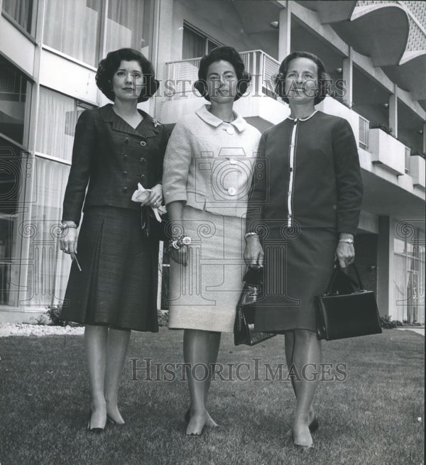 1965 Press Photo Mrs. Virginia McDavid Goodson Others plan Fashion Gal ...