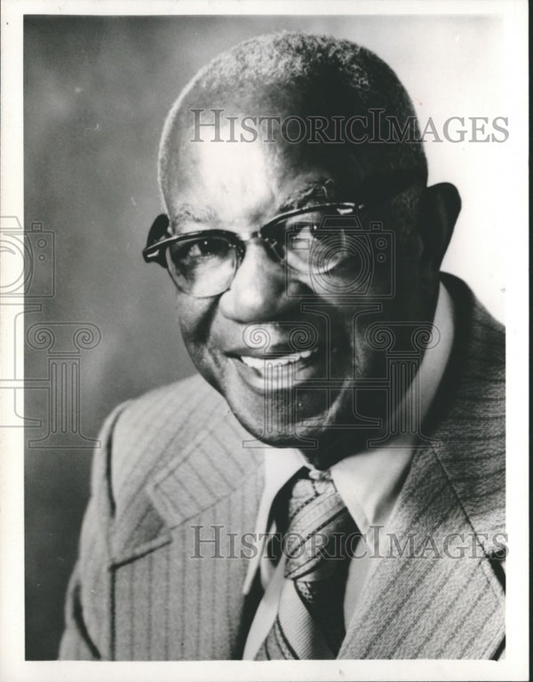 1976 Dr. A.G. Gaston, Birmingham, Alabama Businessman - Historic Images