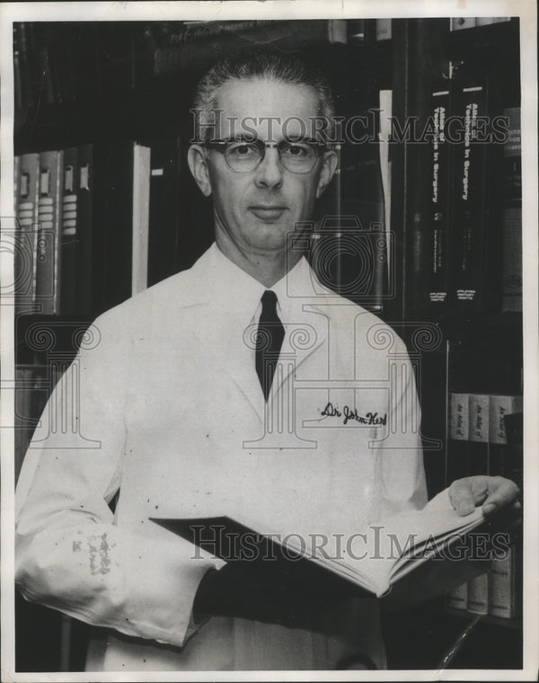 1967 Press Photo University of Alabama - Dr. John Kirklin, Medical Cen ...
