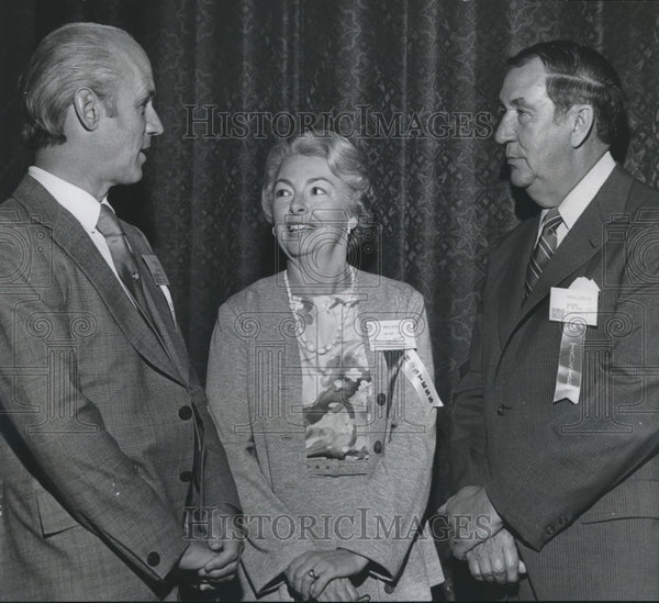 1977 Nancy Holmes with James Biddle and Carlisle Humelsine at Event ...