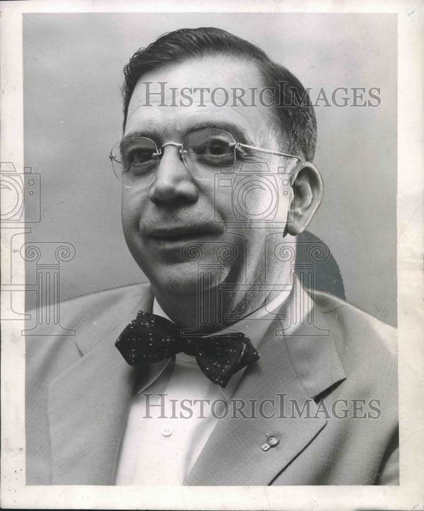 1951 Press Photo Doctor J. Earle Johnson, Oratorical Official - abna36 ...