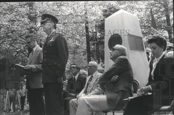 1977 Colonel William Lawley, U.S. Air Force, at Award Ceremony ...