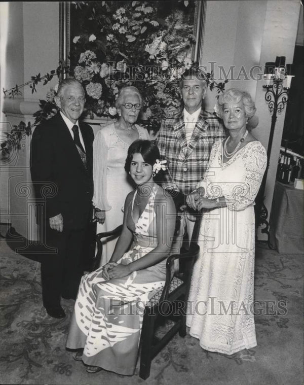 1978, Debutante Louise Sewell and Family - abna37995 - Historic Images