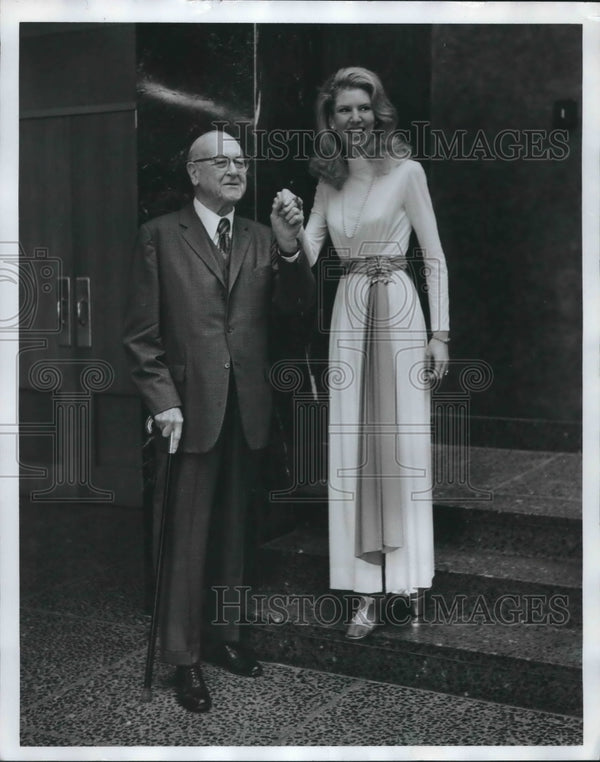 1974, Attorney William M. Spencer with Mrs. Henry C. Mabry Jr at Ball ...