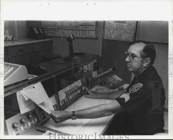 1981, Seargent E.L. Robinson, Bessemer Police Dispatcher - abna39549 ...