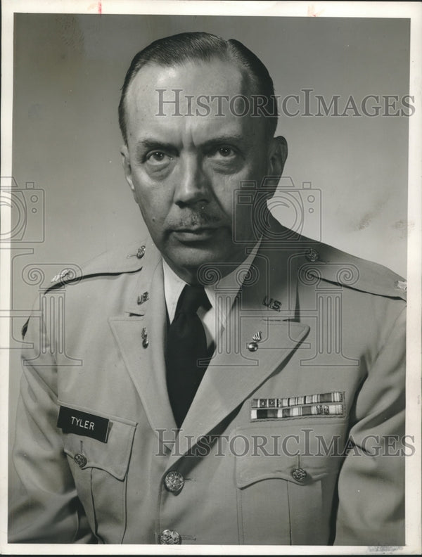 1964 Press Photo Lieutenant Colonel Stanley Tyler, Army Missile Comman ...