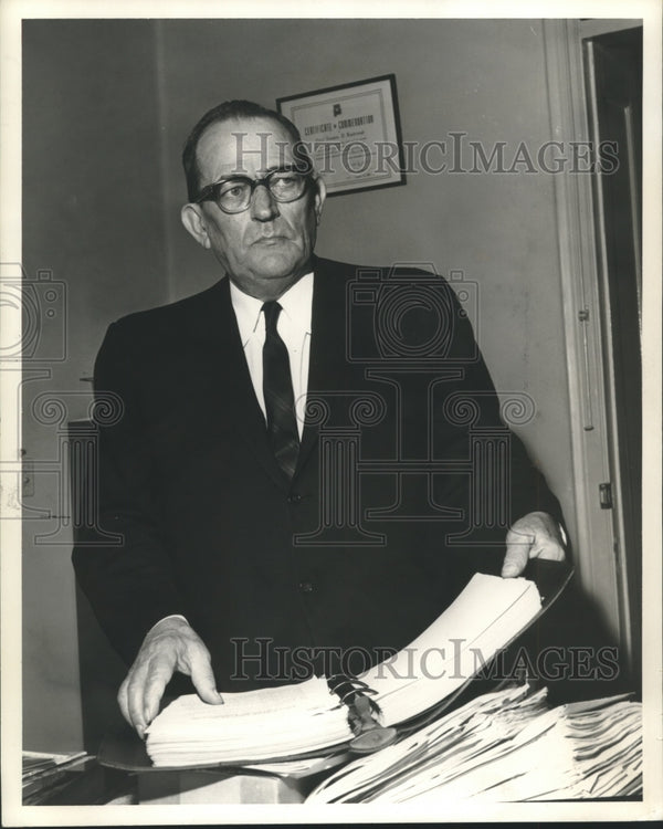 1963 Press Photo Alabama Department of Public Safety -N.W. Kimbrough ...