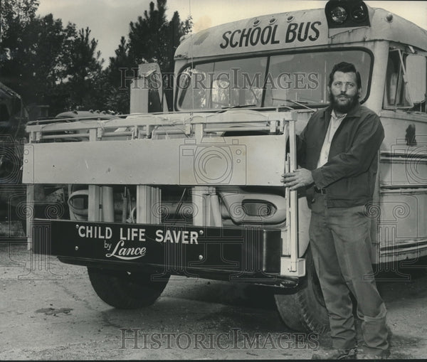 1974 Ralph Lance with "Child Life Saver" Invention and Bus - Historic ...