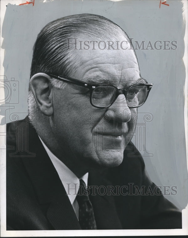 1967 Press Photo Roger M. Blough, U. S. Steel - abno01244 - Historic Images