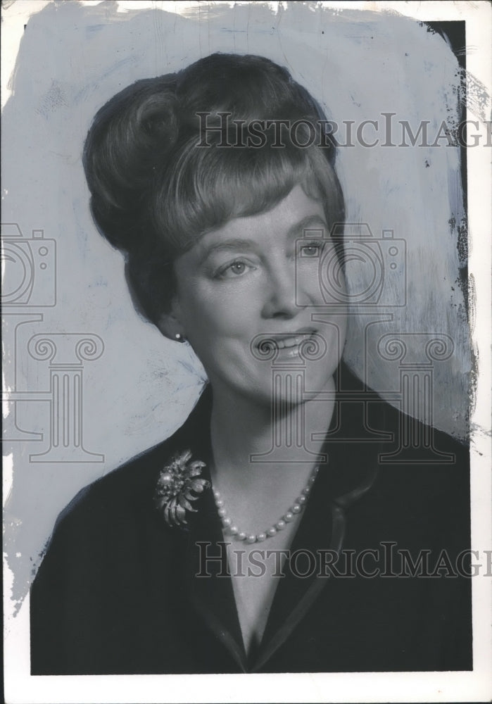 1967, Mrs. Cecil Buck, Salvation Army Auxiliary President - abno01256 ...