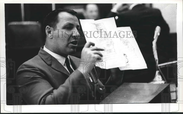 1965 Press Photo Senator Kenneth Hammond of Dekalb - abno04623 ...