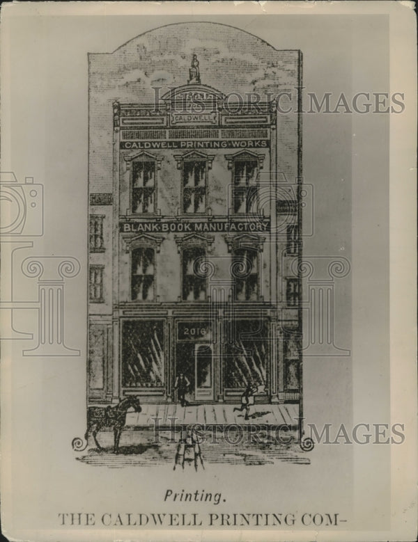 Press Photo Caldwell Printing Works, Birmingham, Alabama - abno05043 ...