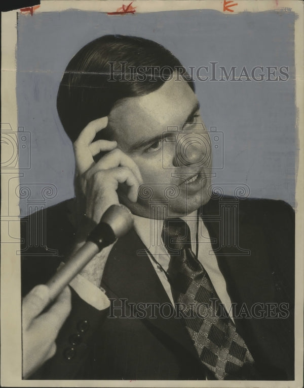 1970 Press Photo Jere Beasley, Alabama Lieutenant Governor elect, Alab ...